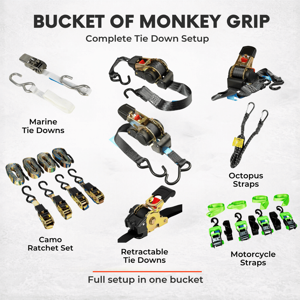 Bucket Load of Monkey Grip - The Complete Tie Down Bundle | Monkey Grip ...