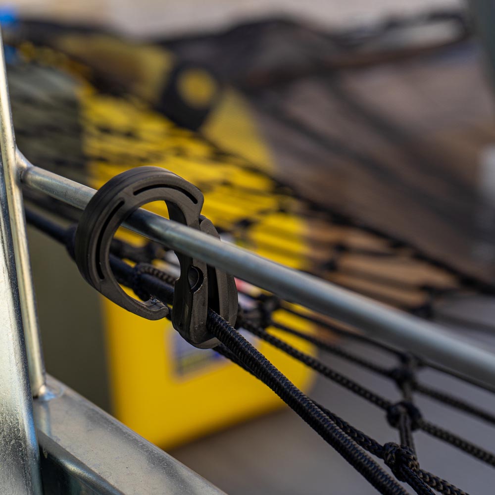 Monkey Grip Meshblock Cargo Net with Hooks | 2200 x 1500mm / Black ...